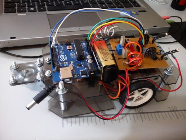 BUGBot - Light Follower Robot using Arduino - duino