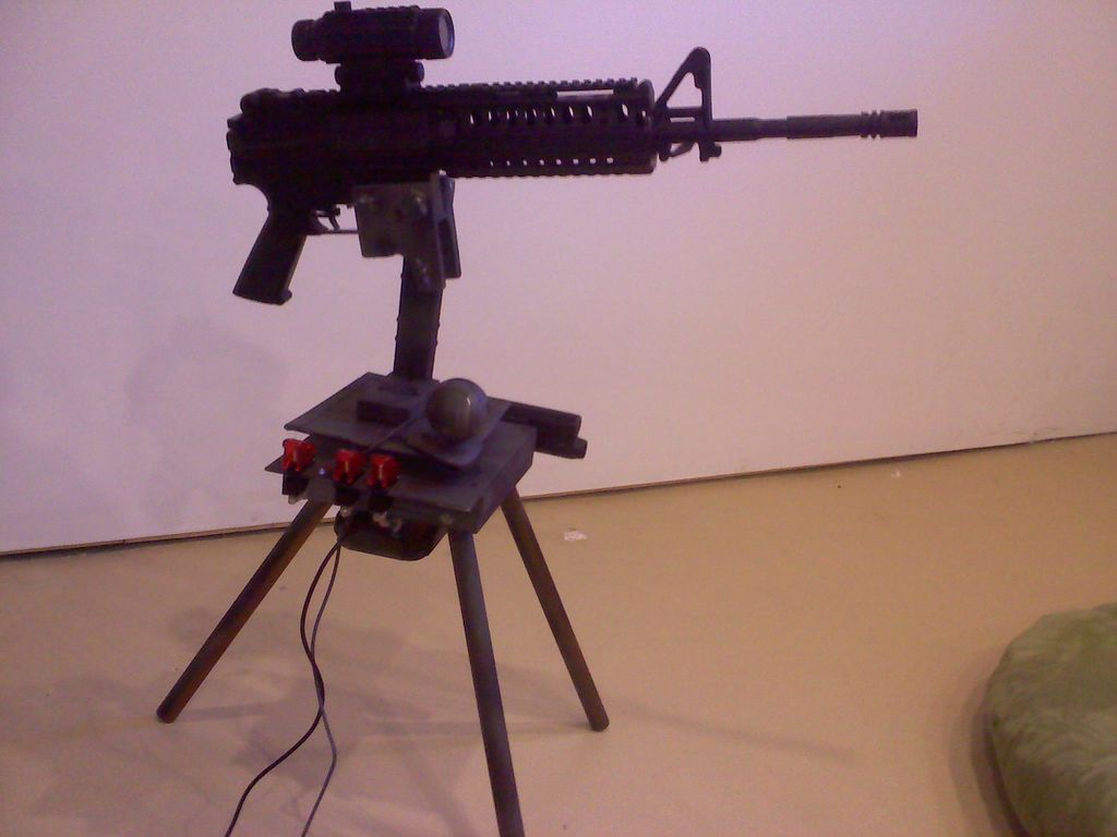 Autonomous Paintball Sentry Gun using Arduino - duino