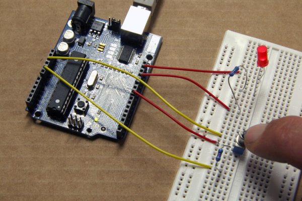 Push-button using an Arduino - duino
