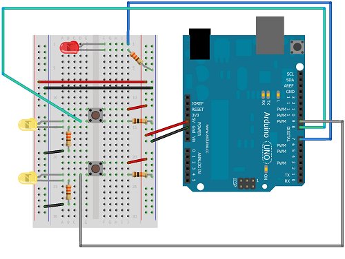 Simulating Logic Gates Duino