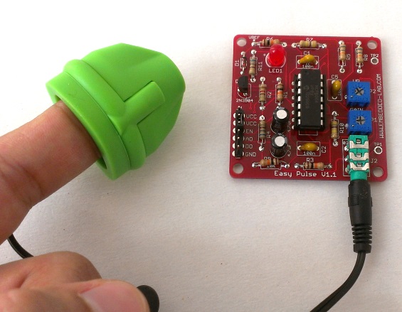 PC-based heart rate monitor using Arduino and Easy Pulse sensor - duino