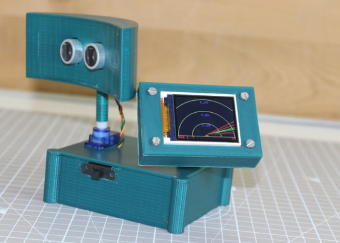 DIY Arduino radar with display - duino