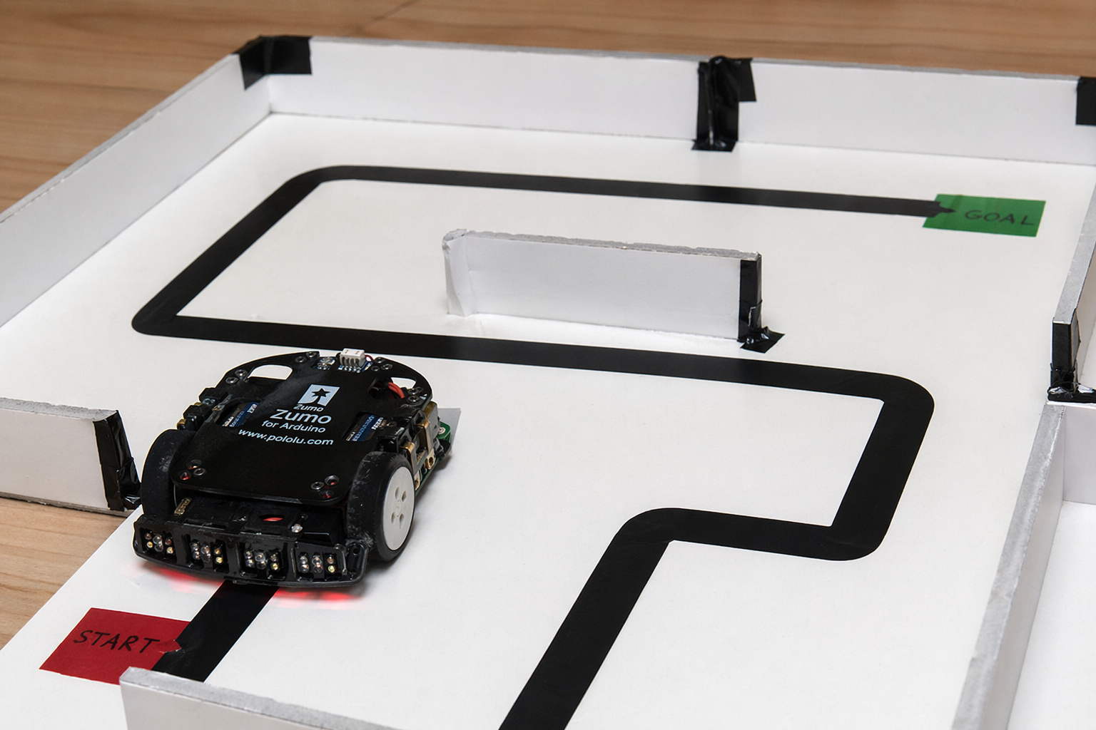 Zumo Maze Solver using Arduino Uno