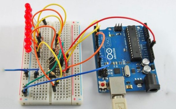 Led Binary Clock Using An Arduino
