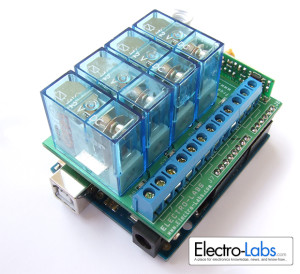 DIY Arduino 433MHz RF Receiver and Quad SPDT Relay Shield - duino