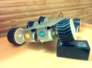 Six wheeled All Terrain Vehicle (6WD) using Arduino - duino