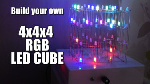 Build your own 4x4x4 RGB LED Cube using arduino - duino