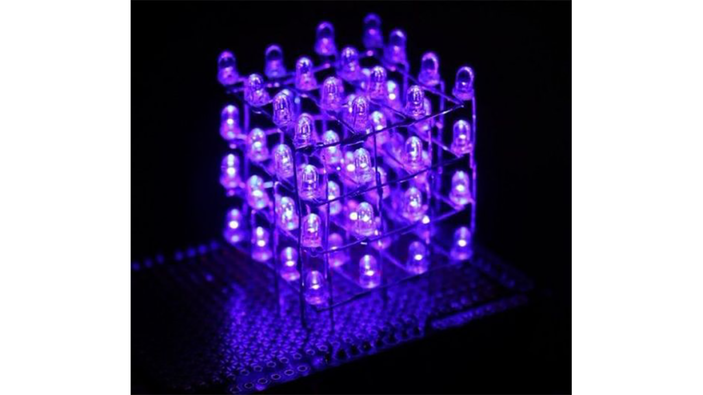 4x4x4 Led Cube Based Arduino And Flower Protoboard Duino 7857