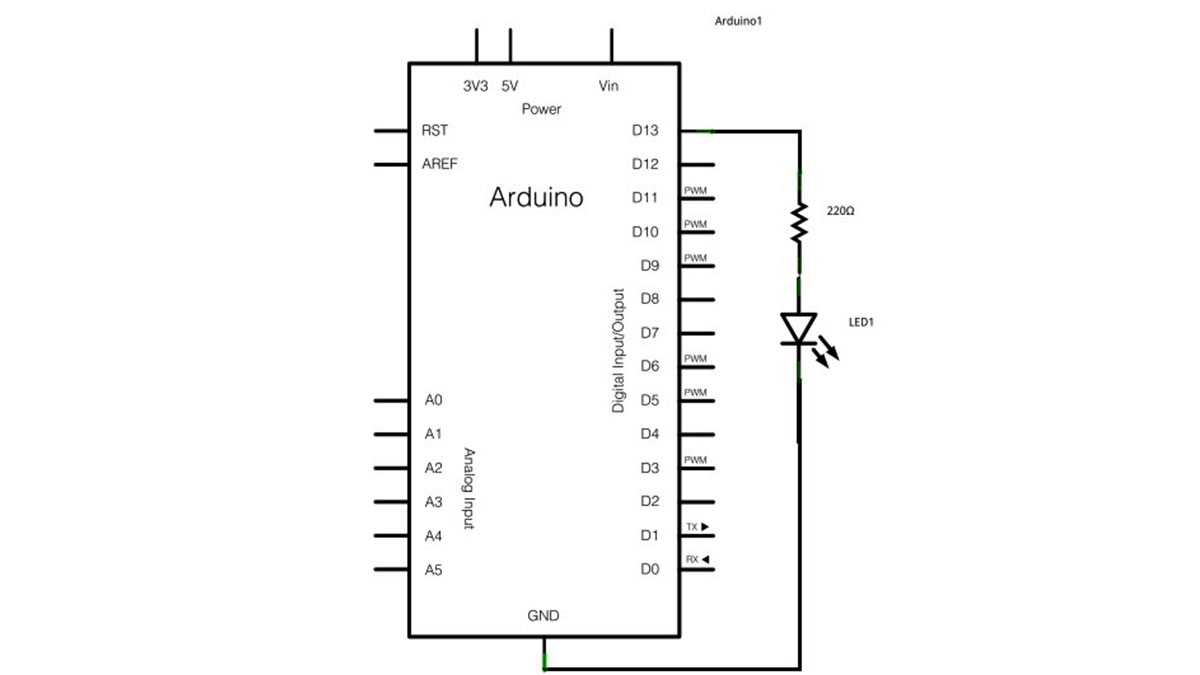 Blinking Led Arduino Circuit