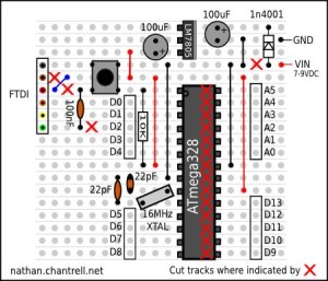 Build your own Arduino for under £10 - duino