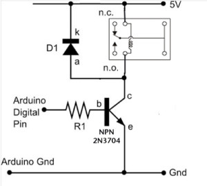 DC Motors Relays Using Arduino - duino