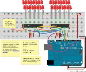 Extending PWM Output: Arduino with Texas Instruments TLC5940