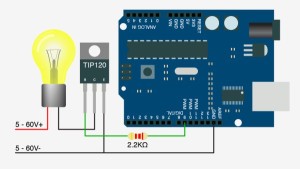 High-Power Control: Arduino + TIP120 Transistor