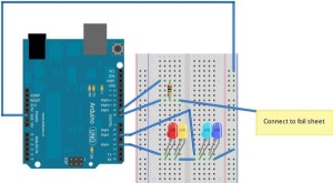 Magic Light (Capacitance Sensor, First Arduino Project) - duino