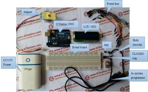 Stepper Motor Control System Based On Arduino With ULN2003 Chip - duino