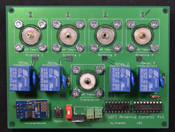 4 1 WiFi Wireless Antenna Switch