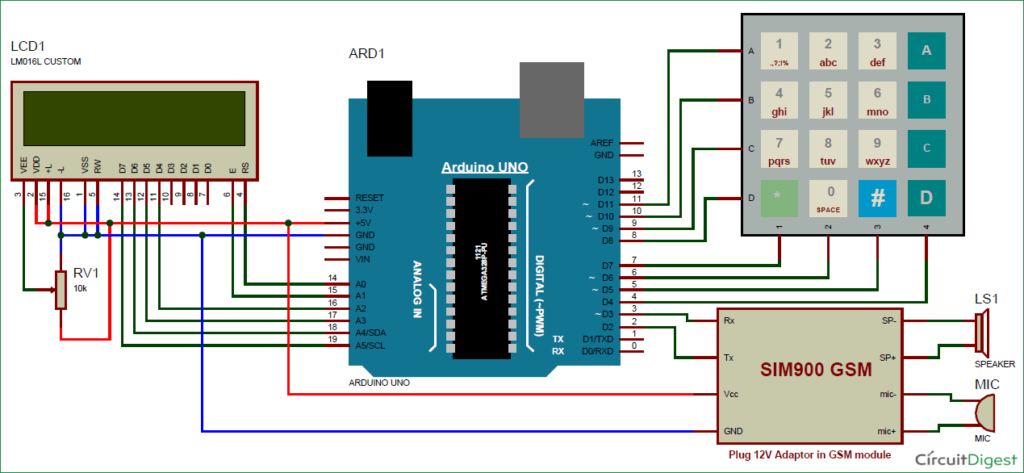 Call And Message Using Arduino And Gsm Module Duino