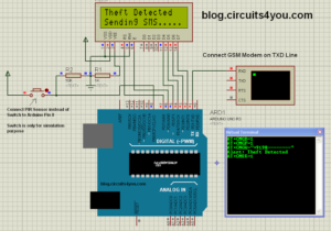 GSM Based Home Security System With SMS Alert - duino