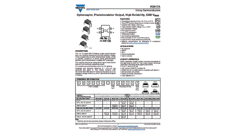 Guidelines for reading an optocoupler datasheet - duino
