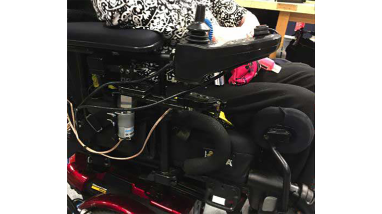 Arduino Wheelchair Project: Motorized Controller Mount - duino
