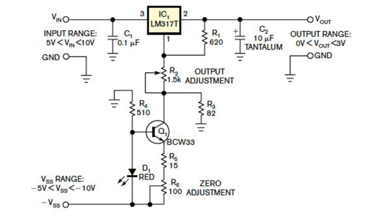 Circuit adds foldback-current protection - duino
