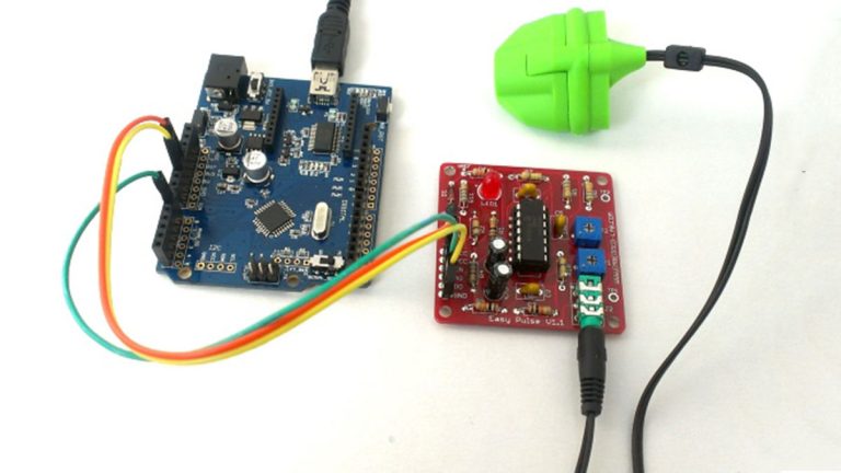 PC-based heart rate monitor using Arduino and Easy Pulse sensor - duino