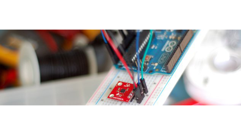 Triple Axis Magnetometer HMC5883L + Arduino - duino