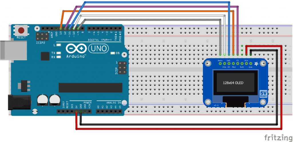 Interfacing SSD1306 OLED Display with Arduino - duino