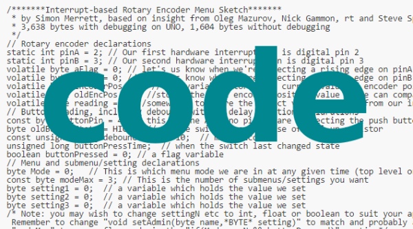 Easy Arduino Menus For Rotary Encoders Duino 