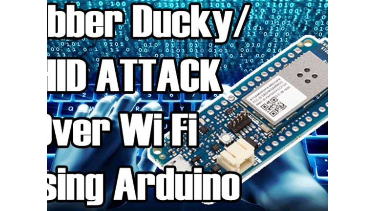 HID Attack Over WiFi Using Arduino MKR1000 - duino