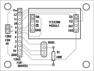 RGB Color Detector Using TCS3200 Sensor Module