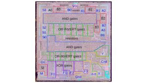Inside the 74181 ALU chip: die photos and reverse engineering - duino