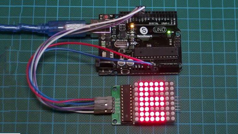 LED Matrix Maestro: Arduino Uno & MAX7219 Driving 8x8 Display