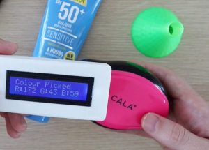 Arduino color picker reveals real world color RGB values - duino