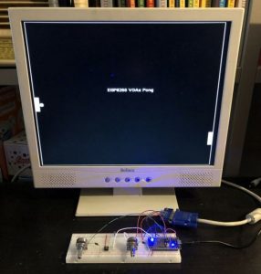 ESP8266 VGA Pong: Retro Gaming with Arduino's Modern Twist