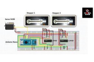 Arduino CNC Plotter (DRAWING MACHINE)