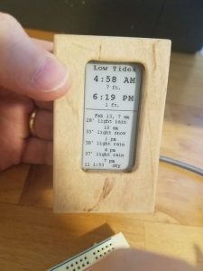 Tide and Weather Clock: Arduino precision for nautical Timekeeping