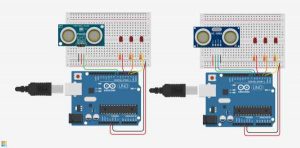 Ultrasonic Distance Sensor in Arduino With Tinkercad - duino