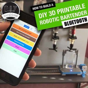 Arduino Robotic Bartender - 3D Printable & Bluetooth - duino