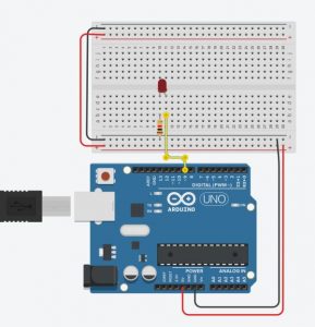 Fading LED With Arduino Analog Output in Tinkercad - duino