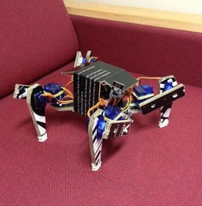 Cardboard Spider (DIY Quadruped) - duino
