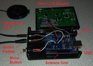 Morse Code Iambic Trainer and Decoder - duino