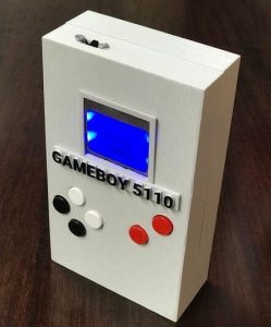GameBoy 5110 - Arduino Handheld Game Console by 3D Printing - duino