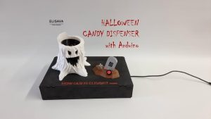 Halloween DIY: Arduino Candy Dispenser with Riddle & 3D Printing
