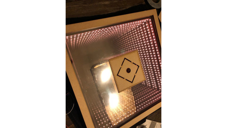 Interactive Infinity Mirror: Arduino-Enhanced Illumination Illusion
