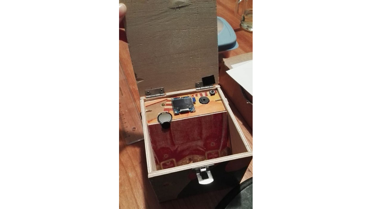 Music Box With Mini Monitor(OLED) and LED - duino