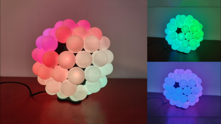 TABLE TENNIS BALL LAMP SERVES UP STYLE - duino
