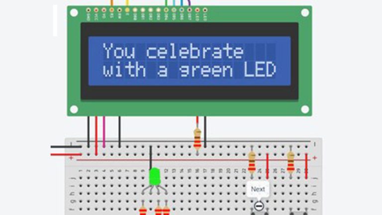 Create a Choice-based Text Adventure Game With Tinkercad Circuits - duino