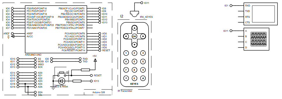 Arduino IR Proteus Simulation with Arduino Uno